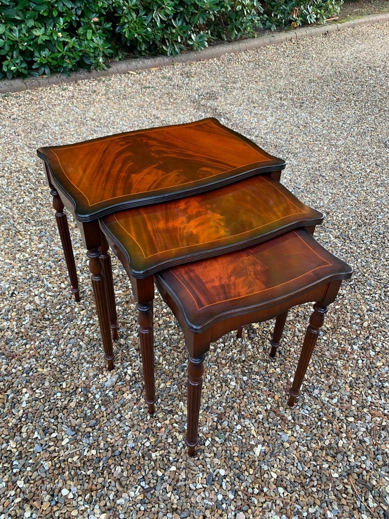 Mahogany Nest of Tables, Set of 3 at 1stDibs | mahogany nest of tables ...
