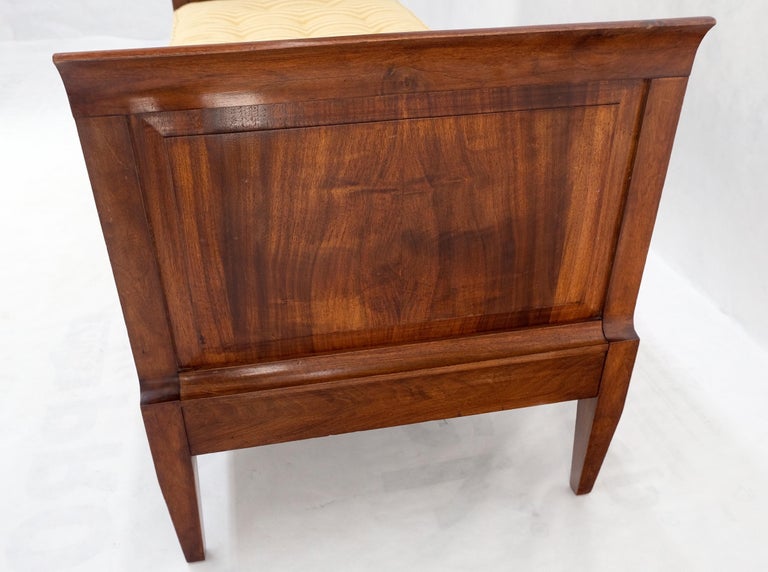 Mahogany Slight Panels Arms Compact Daybed Style Gold Stripe Window ...