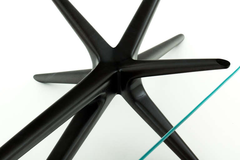 Mahogany Sputnik Leg Coffee Table For Sale at 1stDibs