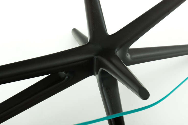 Mahogany Sputnik Leg Coffee Table For Sale at 1stDibs