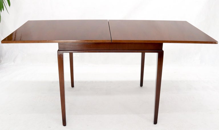 Mahogany Square Flip Top Game to Dining Table at 1stDibs