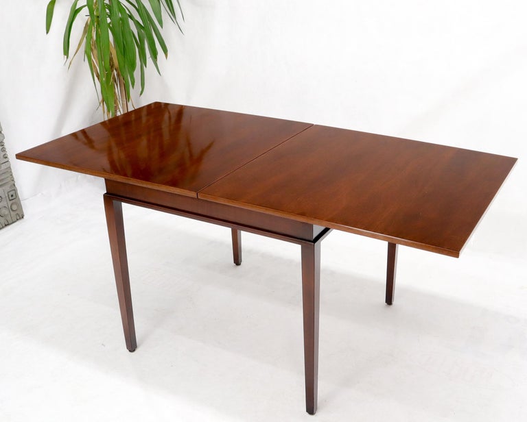 Mahogany Square Flip Top Game to Dining Table at 1stDibs