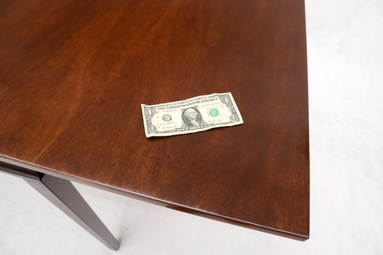 Mahogany Square Flip Top Game to Dining Table at 1stDibs