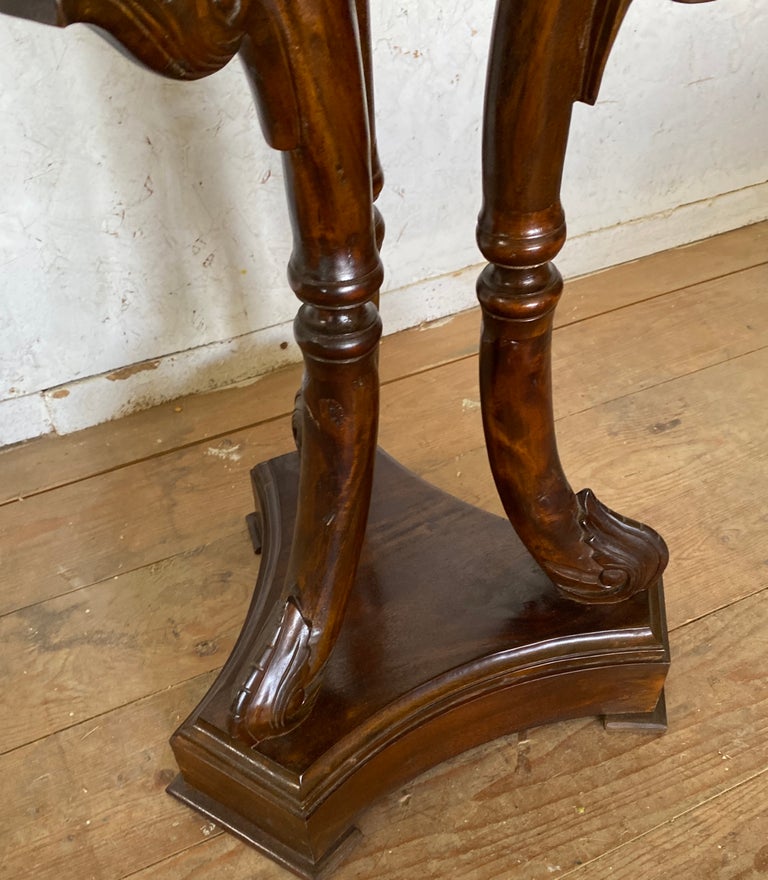 Mahogany Swan Side Table For Sale at 1stDibs