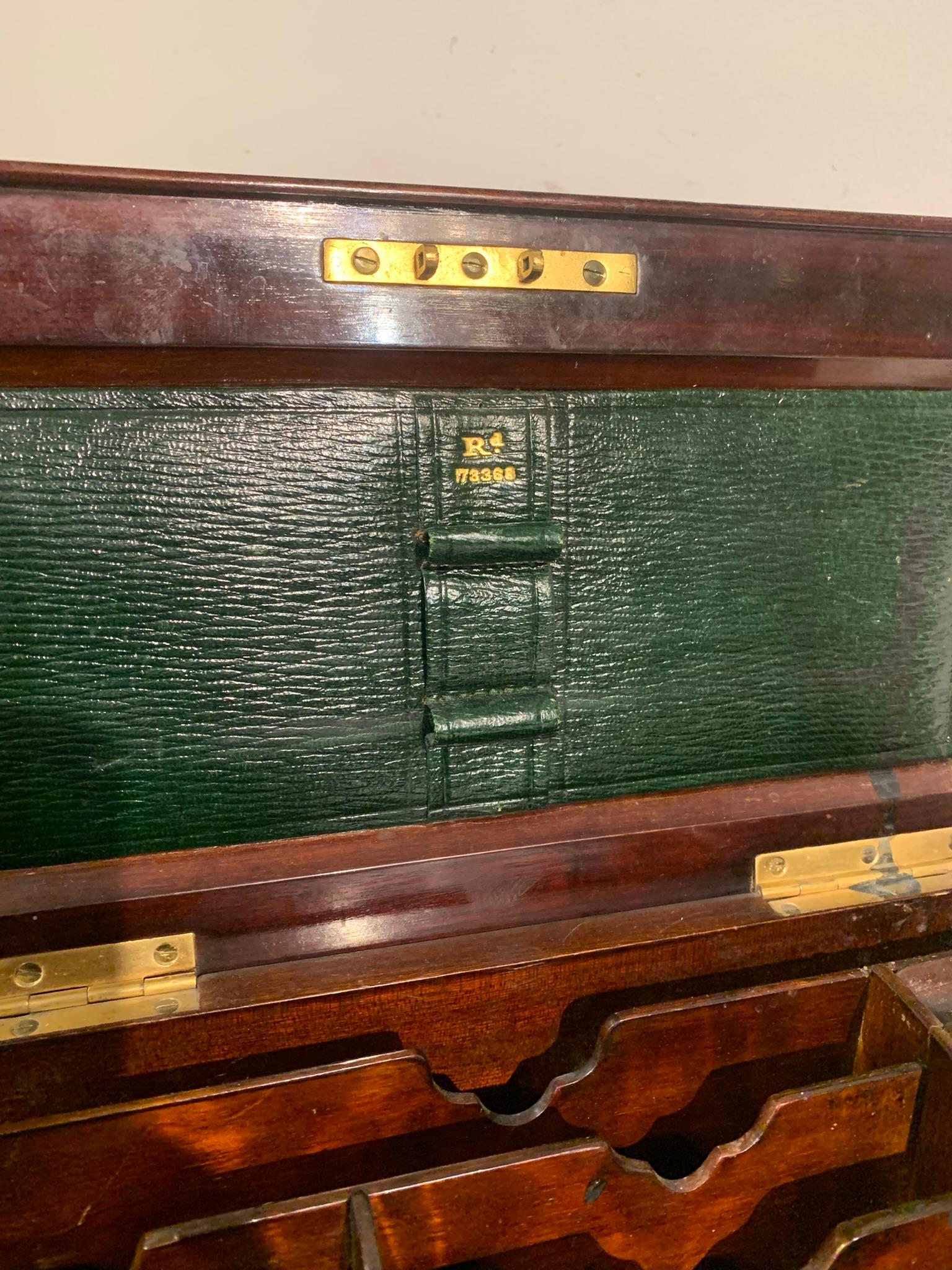 Mahogany Travel Writing Desk For Sale at 1stDibs