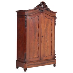 Stylish Mid-Century Modern Organic Wardrobe, 1970s at 1stdibs