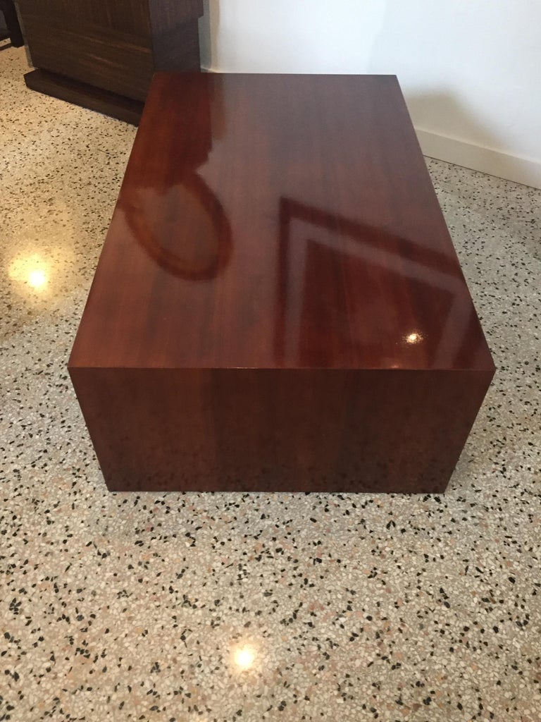 Mahogany Waterfall Cocktail Table at 1stDibs | waterfall tables for sale