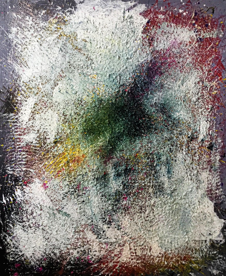 Maico Camilo - Large Abstract Acrylic Painting "Through Change Comes ...