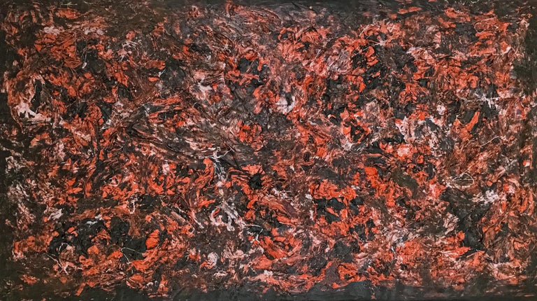 Maico Camilo - Impasto Polyurethane Abstract Painting on Canvas "The ...