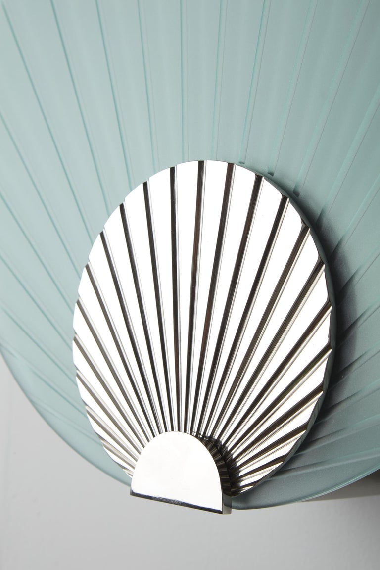 Maiko Wall Mounted Nickel and Green, Carla Baz For Sale at 1stDibs
