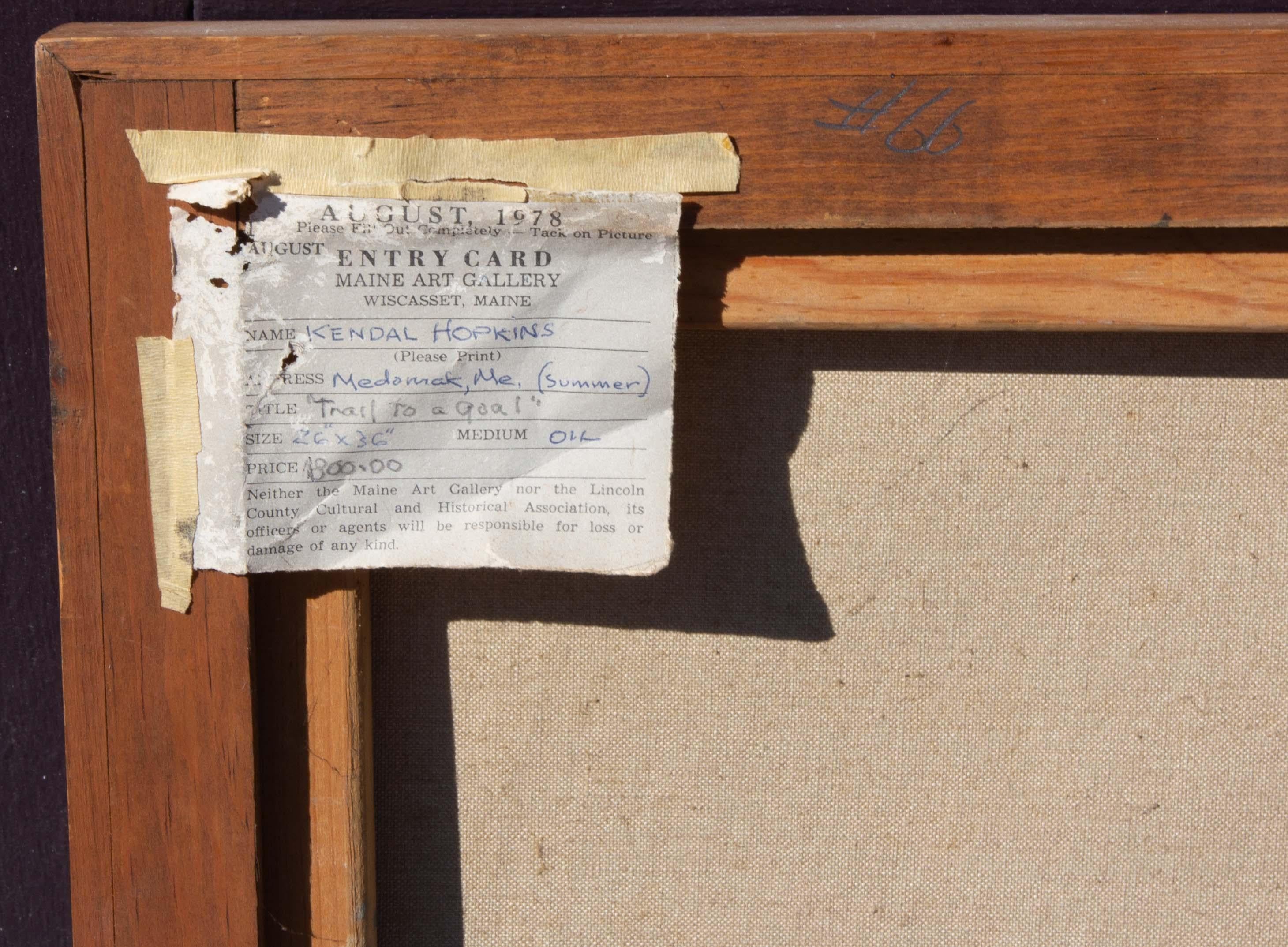 Maine Coastal Impressionist Painting by Kendal Hopkins Medomak Beach at ...