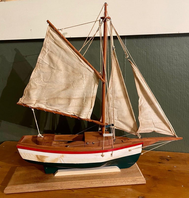 Maine Folk Art Model of a Friendship Sloop, circa 1940s For Sale at ...