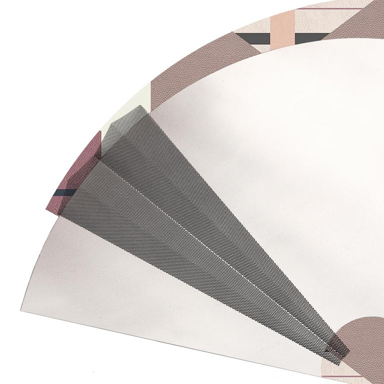 Maiohgi Fan Shaped Wall Mirror Contemporary Limited Edition Color For ...