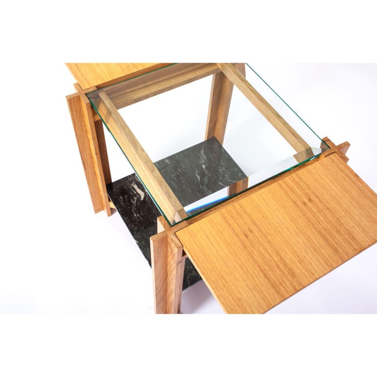 Mais, Light Freijo Table with Tabs, by Alva Design For Sale at 1stDibs