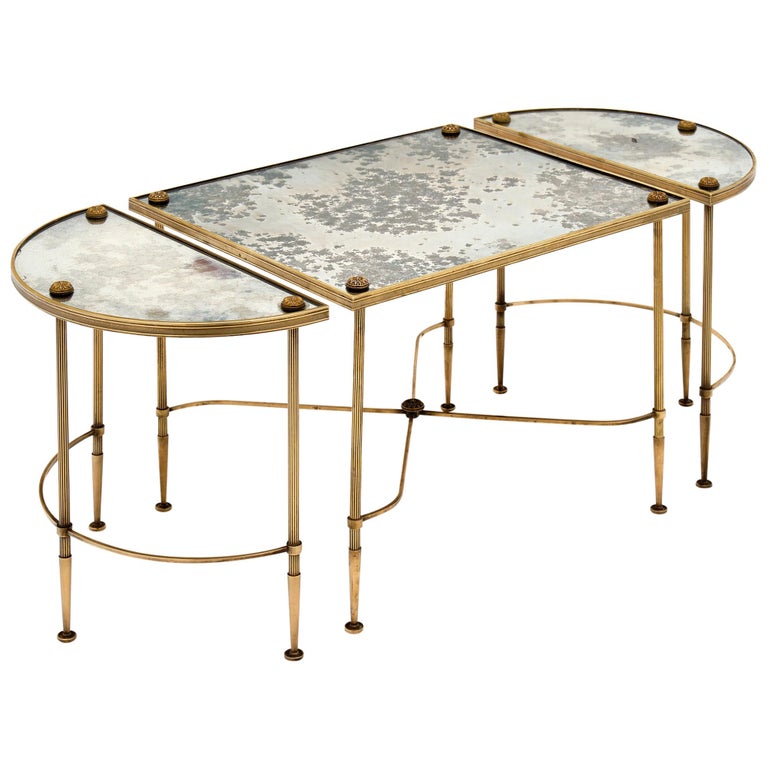 Maison Baguès Three Part Coffee Table at 1stDibs