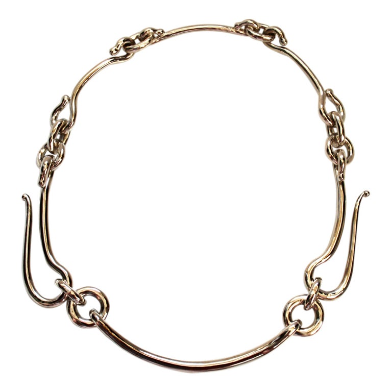 Maison Holleville Palladium Modern Choker For Sale at 1stDibs