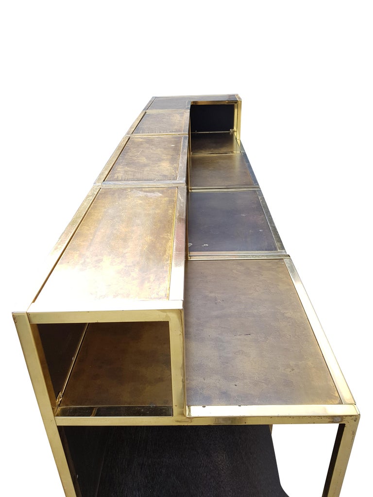 Brass Modular Bar with Barstools For Sale at 1stDibs | modular bar ...