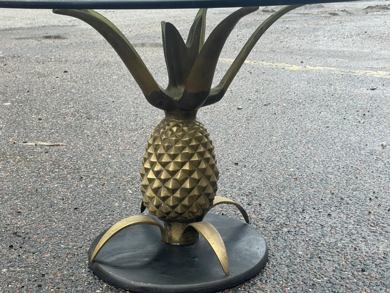 Maison Jansen Brass Pineapple Table 1970´s For Sale at 1stDibs