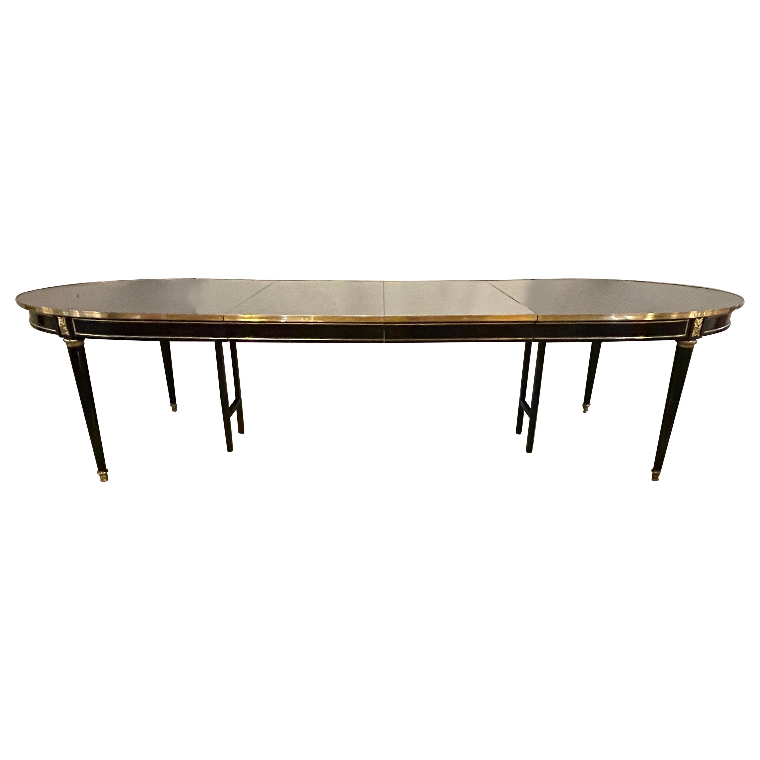 Maison Jansen Directoire Style Bronze Mounted Dining Table at 1stDibs
