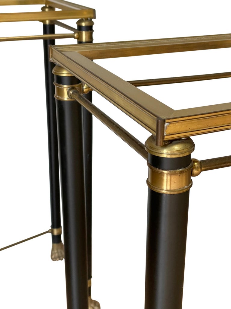 Maison Jansen Pair of Console Tables, France, Mid Century For Sale at ...