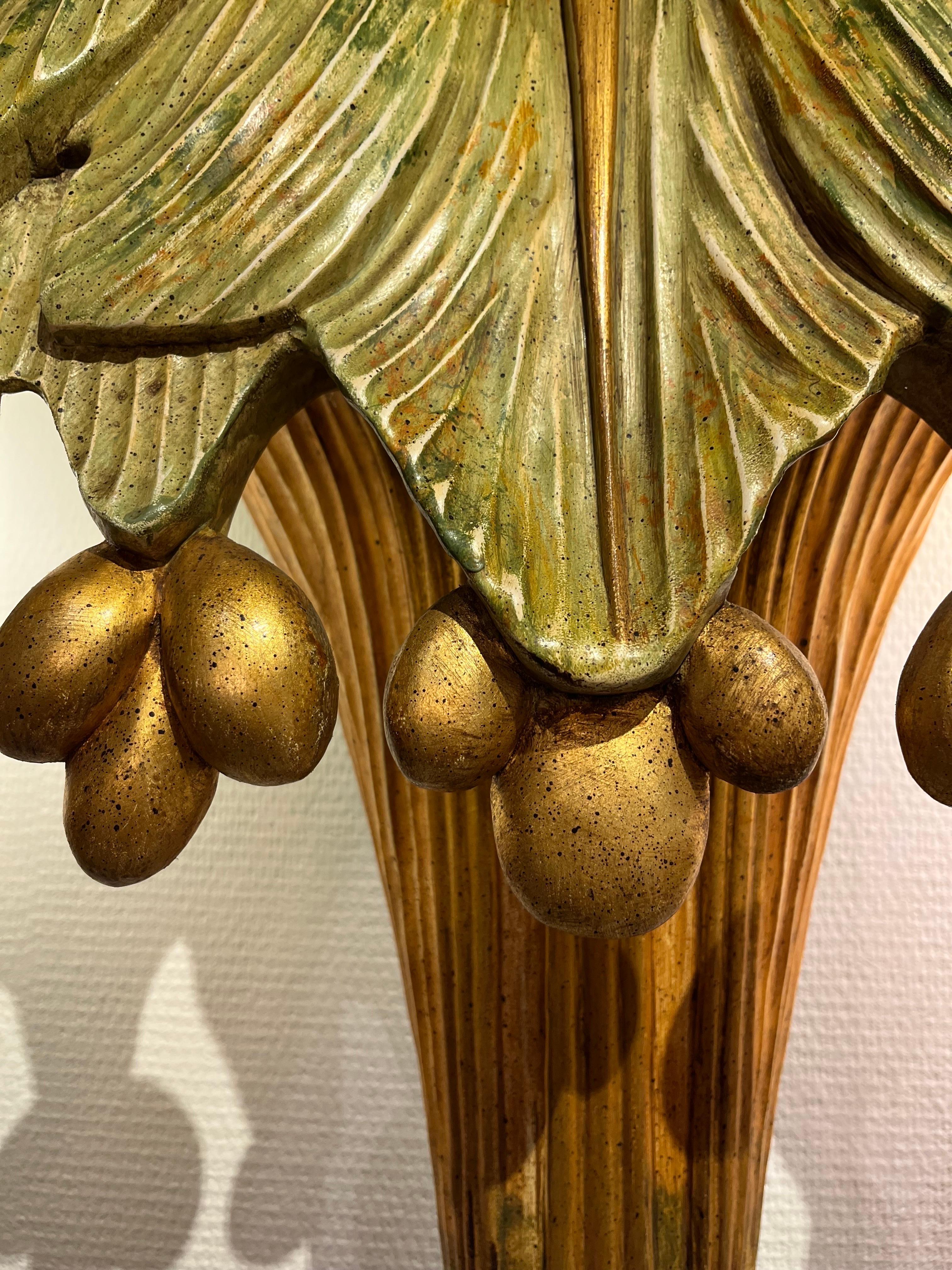 Maison Jansen Palm Tree Floor Lamp, 1970s, France at 1stDibs