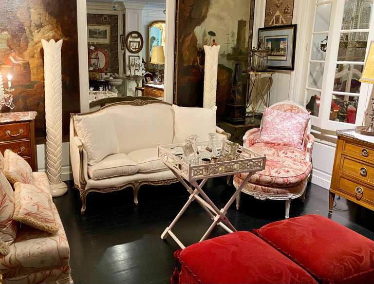 Maison Jansen Stamped Sofa, Louis XV Style, France For Sale at 1stDibs