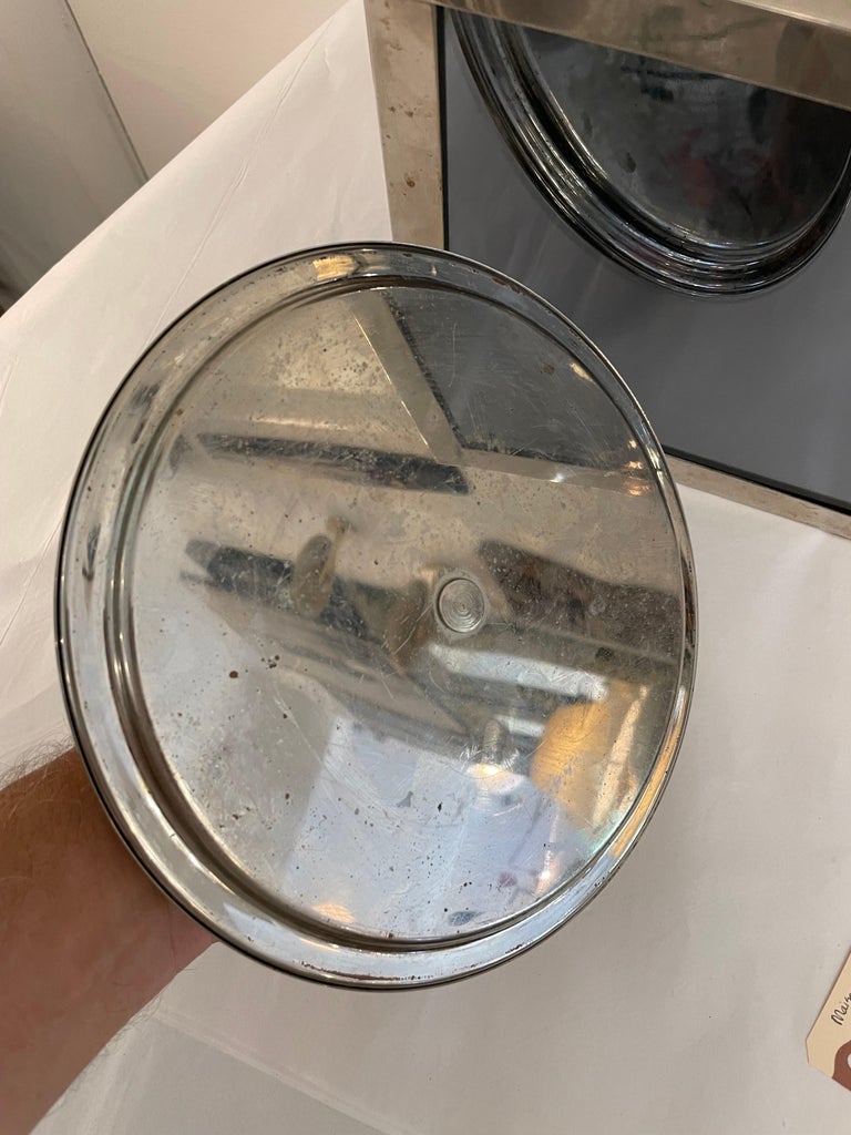 Maison Jansen Style Mirrored Ice Cooler For Sale at 1stDibs