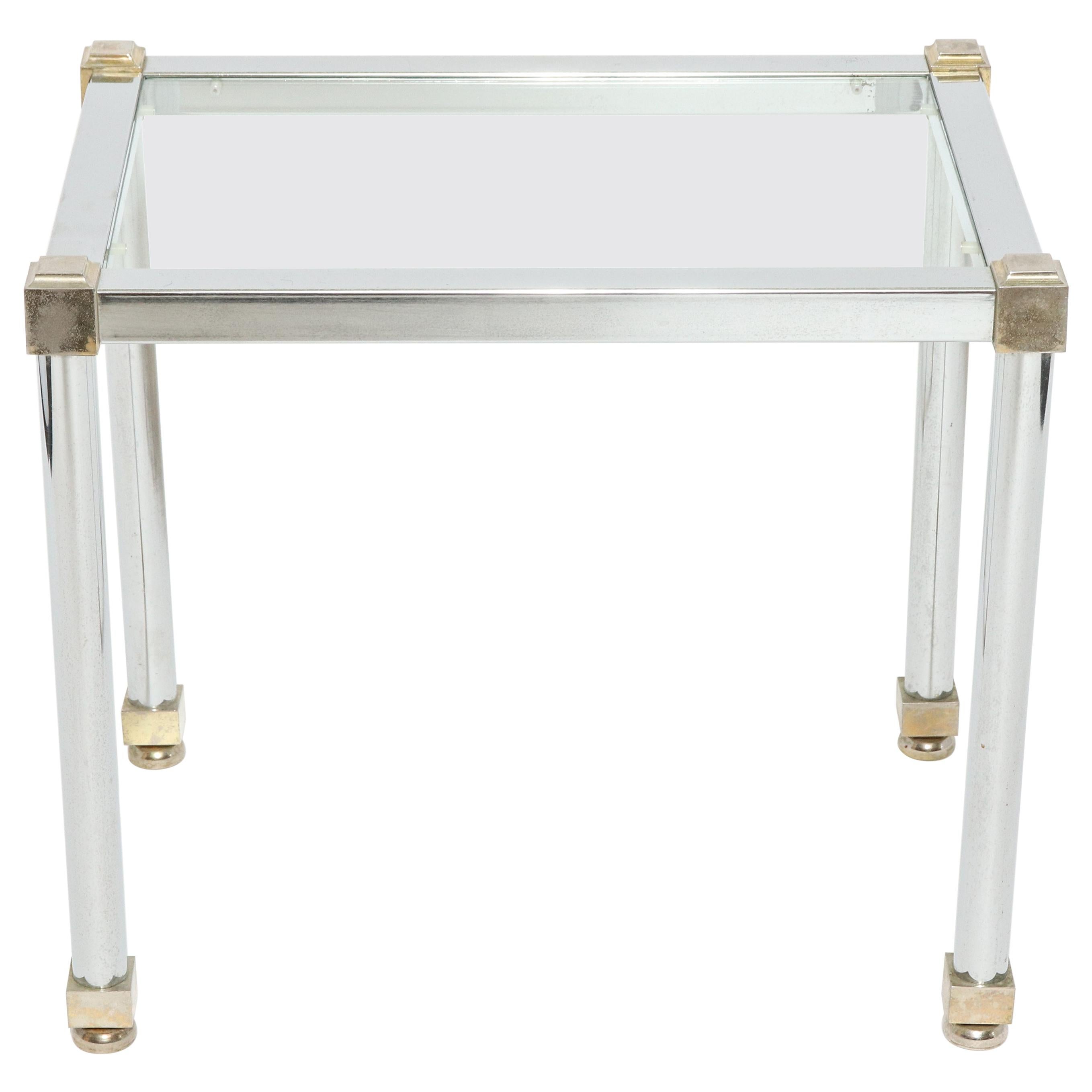 Modern Donald Drumm Style Side Table For Sale at 1stDibs