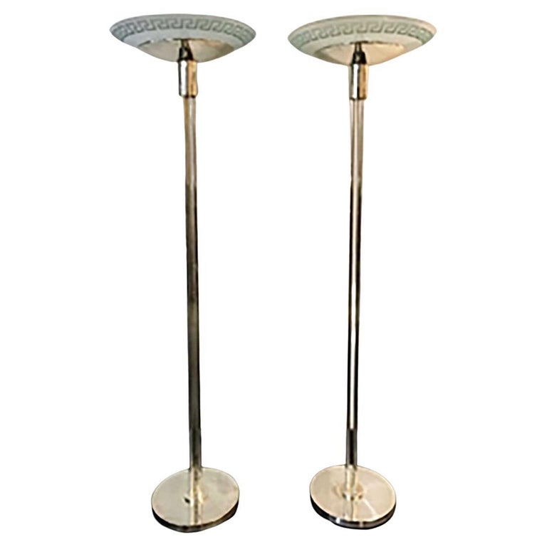 Maison Jean Perzel - Lampadaire Modèle 44 - Version Haute Gamme- Circa ...