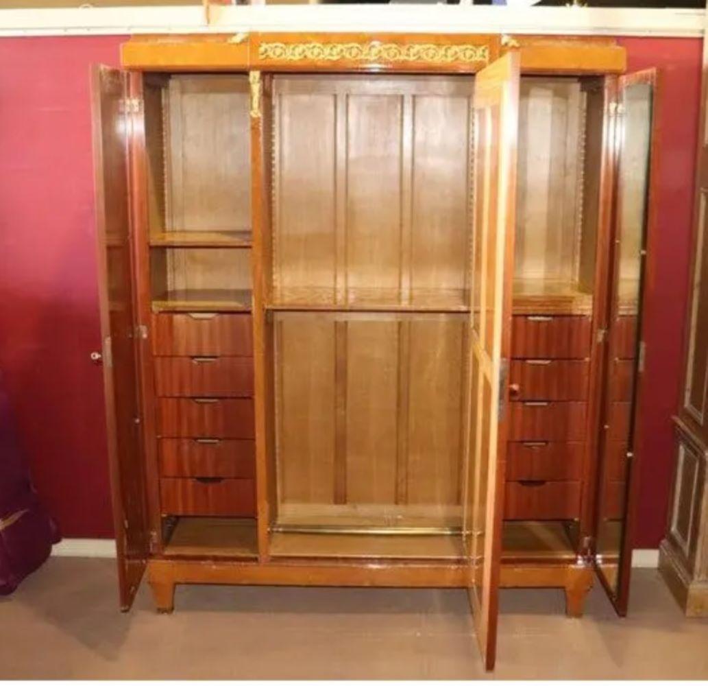 Maison Krieger French Deco Armoire with Ormolu Mounts at 1stDibs