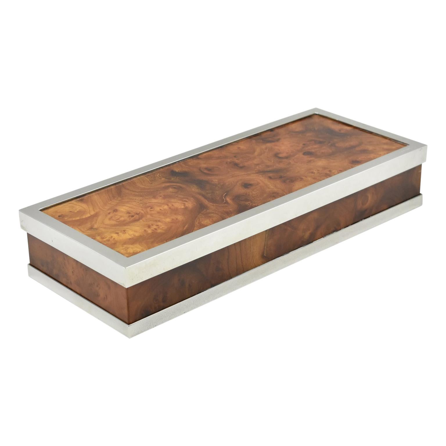 Burl Wood Expandable Box For Sale at 1stDibs