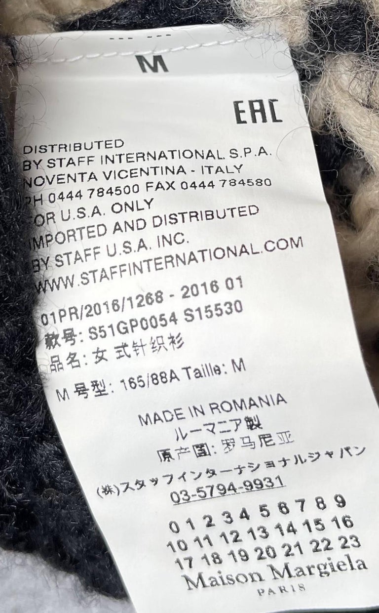 Maison Margiela Artisanal Spider-Web Hand Knit Sweater, Spring Summer ...