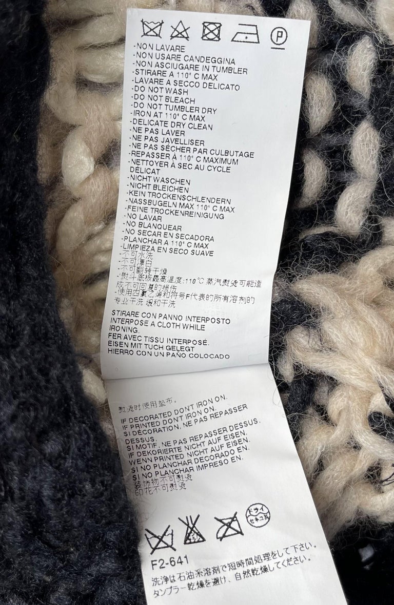 Maison Margiela Artisanal Spider-Web Hand Knit Sweater, Spring Summer ...