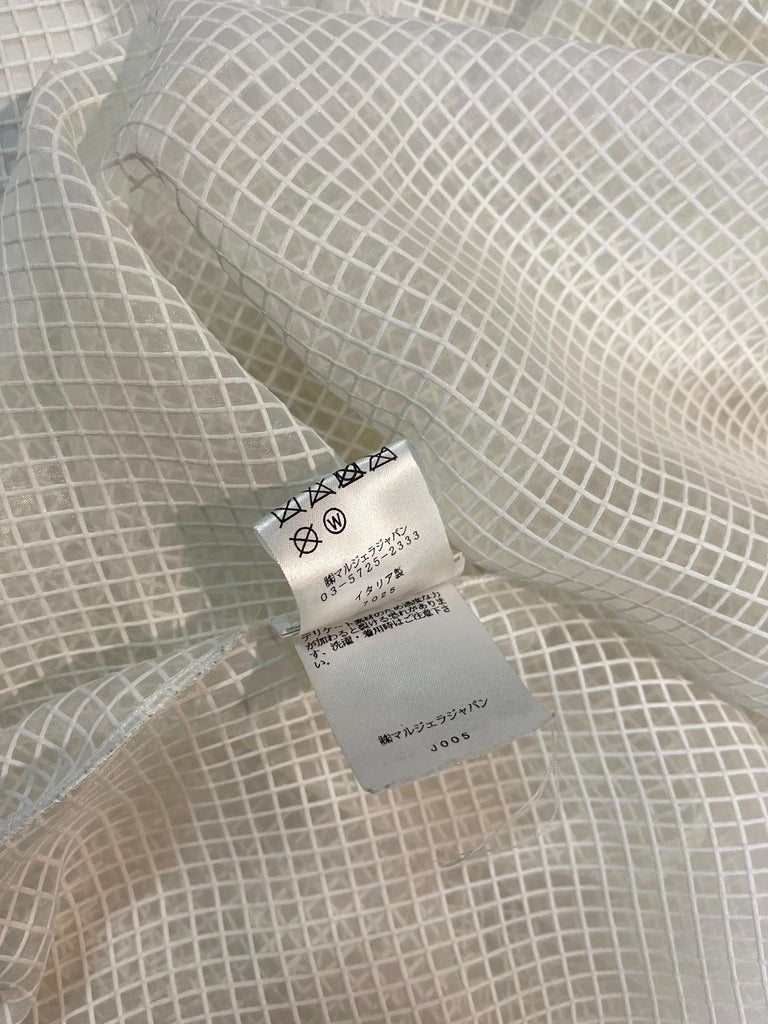 Maison Margiela S/S2020 Fish-Net Sleeveless Shirt For Sale at 1stDibs