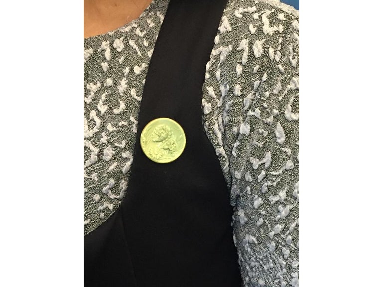 Maison Vever Paris Enamel and Gold Brooch French circa 1900. For Sale ...