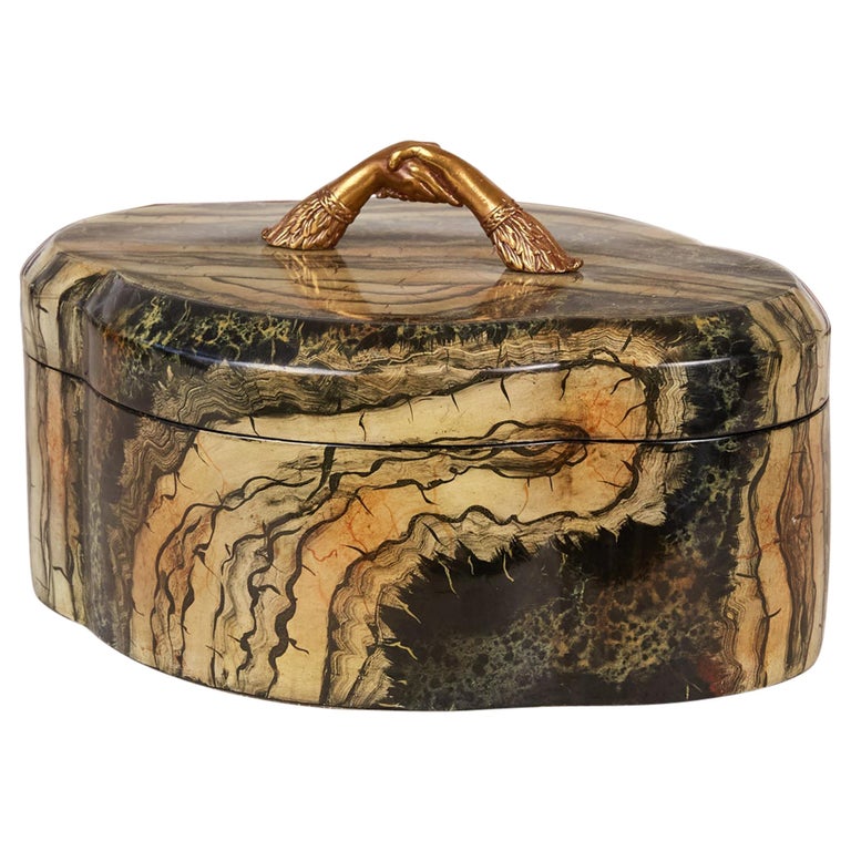 Maitland Smith Decorative Box with Brass Handle at 1stDibs | maitland ...