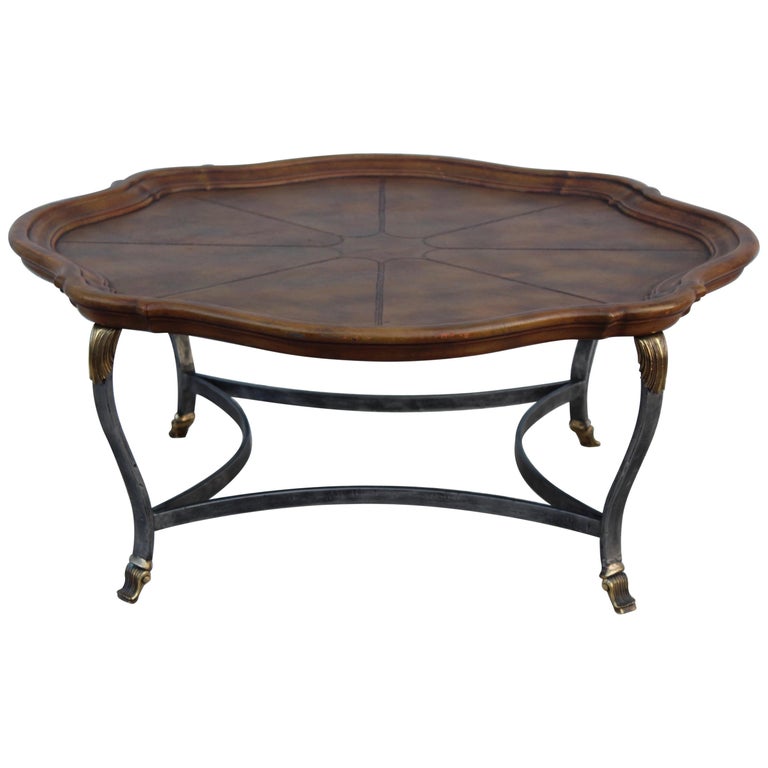 Maitland-Smith Leather Top Coffee Table at 1stDibs | maitland smith ...