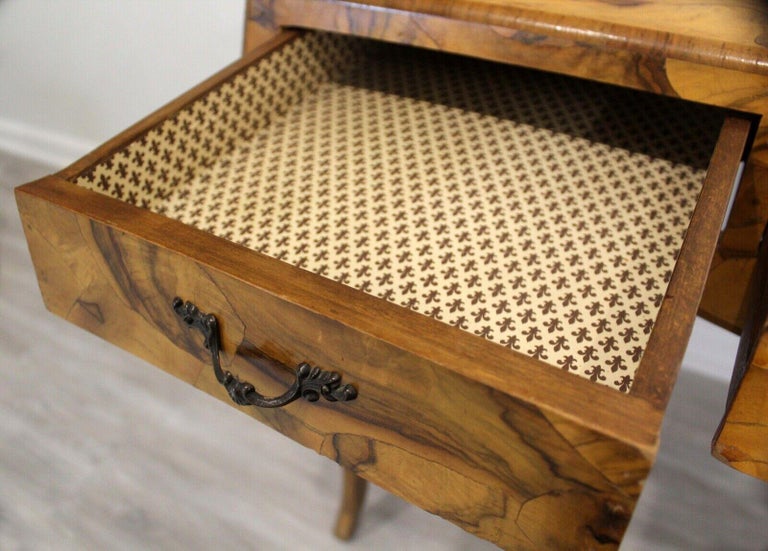 Maitland Smith Olive Burlwood Regency Secretary Desk, Made in Italy at ...