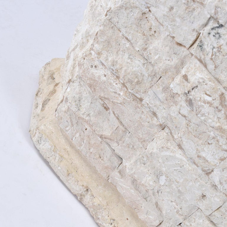 Maitland Smith Style Mactan Tessellated Stone Orb Pedestal End Tables ...