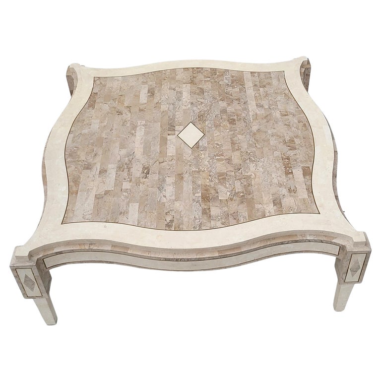Maitland Smith Tessellated Stone Coffee Table For Sale at 1stDibs
