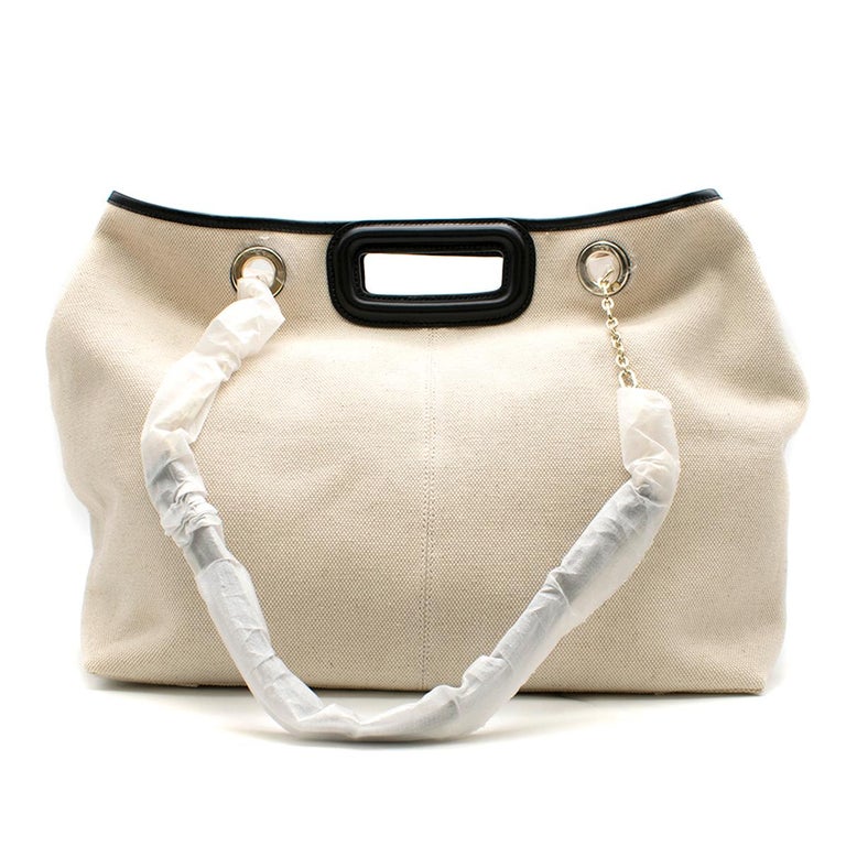Maje M Canvas Tote with Chain - New Season at 1stDibs | maje canvas ...