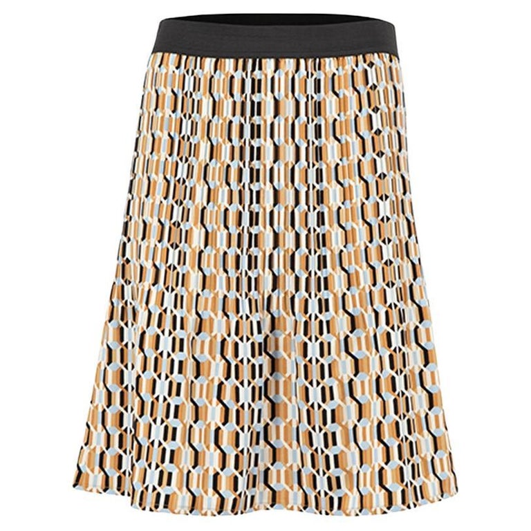 Maje Women's Abstract Pattern Mini Skirt For Sale at 1stDibs