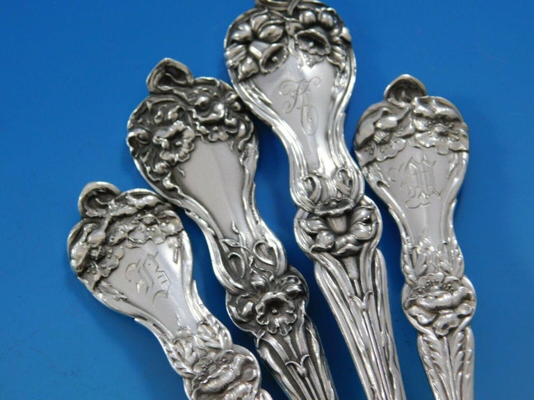 Majestic by Alvin Sterling Silver Flatware Set for 12 Dinner Service ...