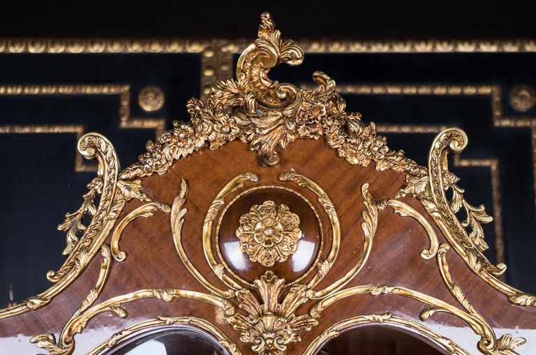 Majestic French Display Case in the Style of the 18th Century, Louis ...