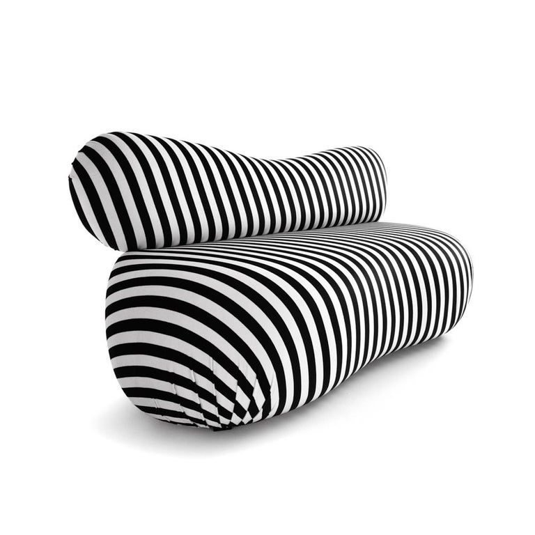 Majj Studio Striped Sofa For Sale at 1stDibs