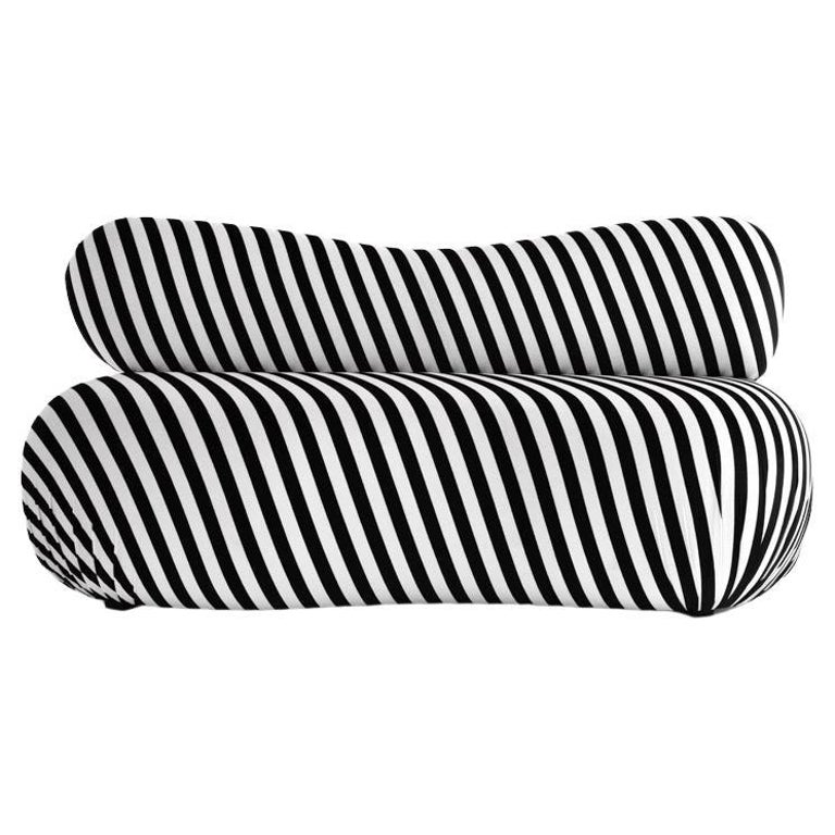 Majj Studio Striped Sofa For Sale at 1stDibs