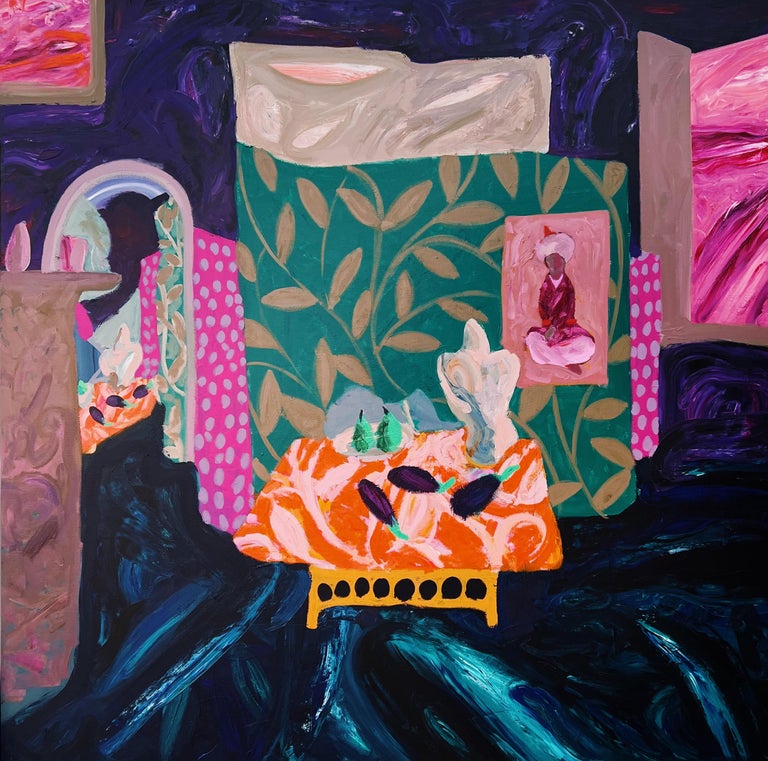 Majnun - Fauvist room, 150x150cm For Sale at 1stDibs