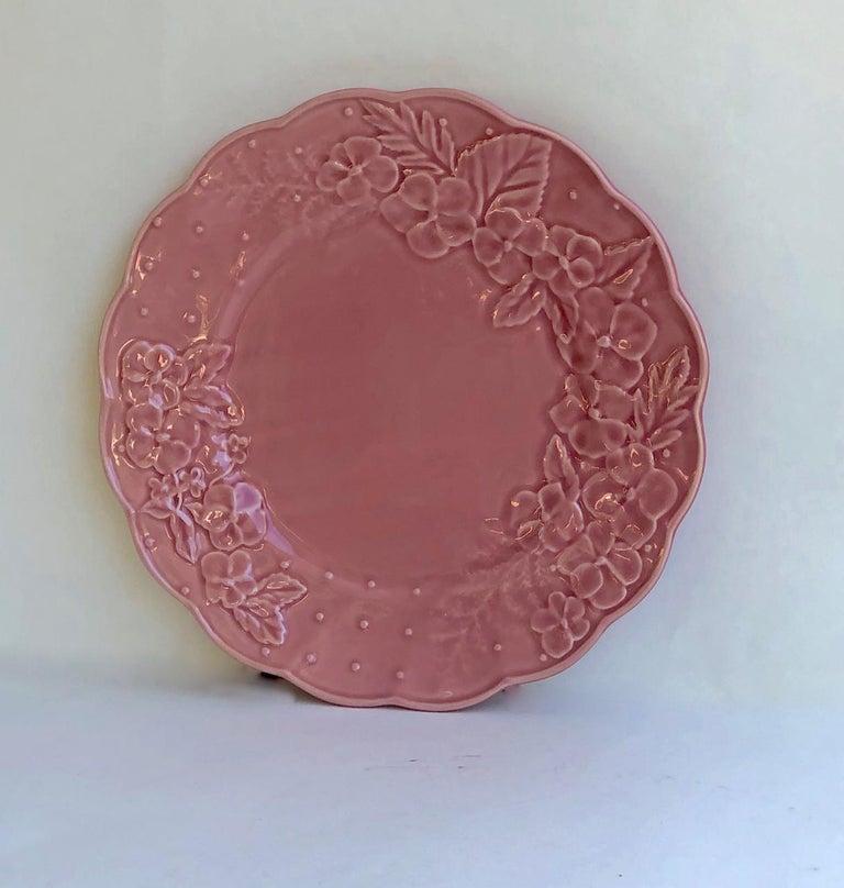 Majolica Dinner Plates. Set of 12 Bordello Pineiro at 1stDibs ...