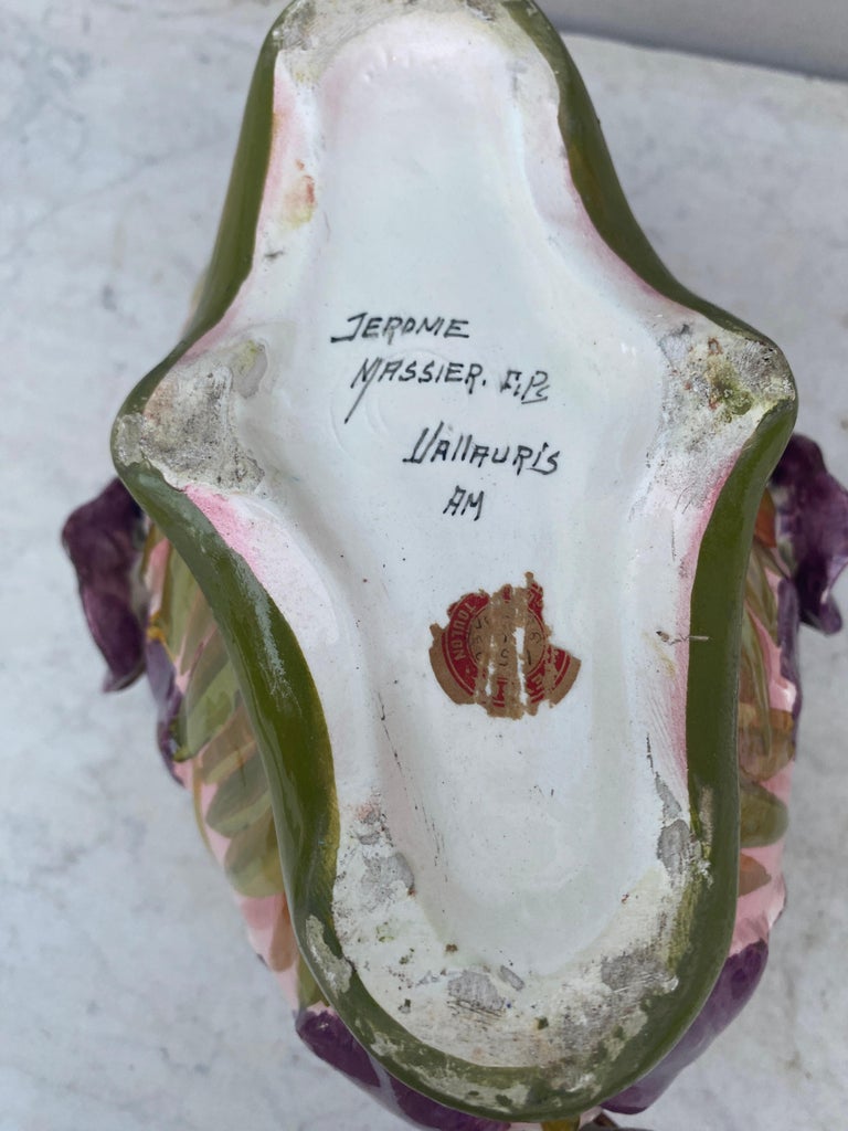 Majolica Iris Jardiniere Jerome Massier Fils, circa 1900 For Sale at ...