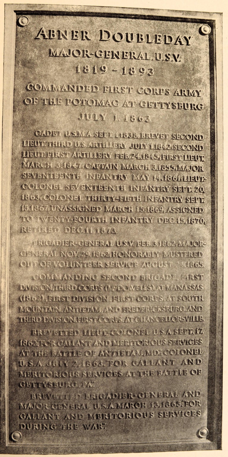 Major-General Abner Doubleday and Major-General John Robinson in the ...